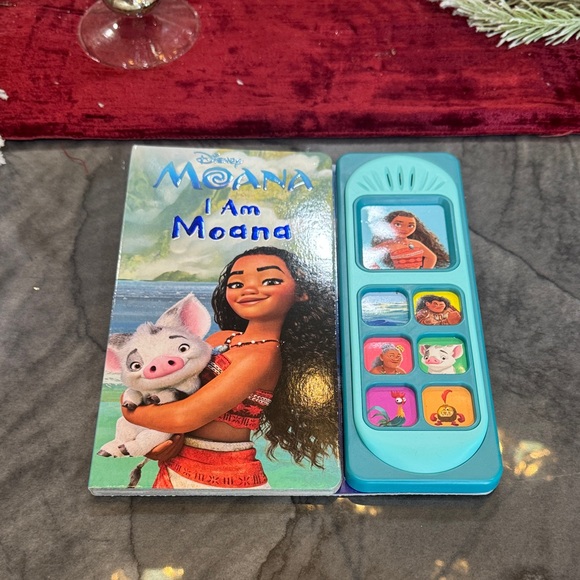Disney | Other | Disney Moana Interactive Sound Book Blue And Red Like ...